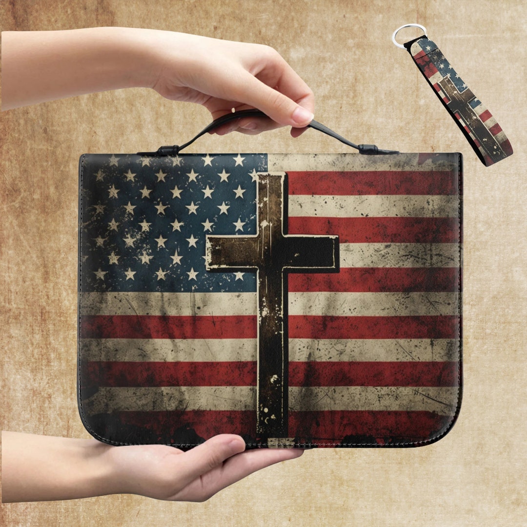 American Flag Bible Bag, American Flag Bible Cover, American Flag Bible ...
