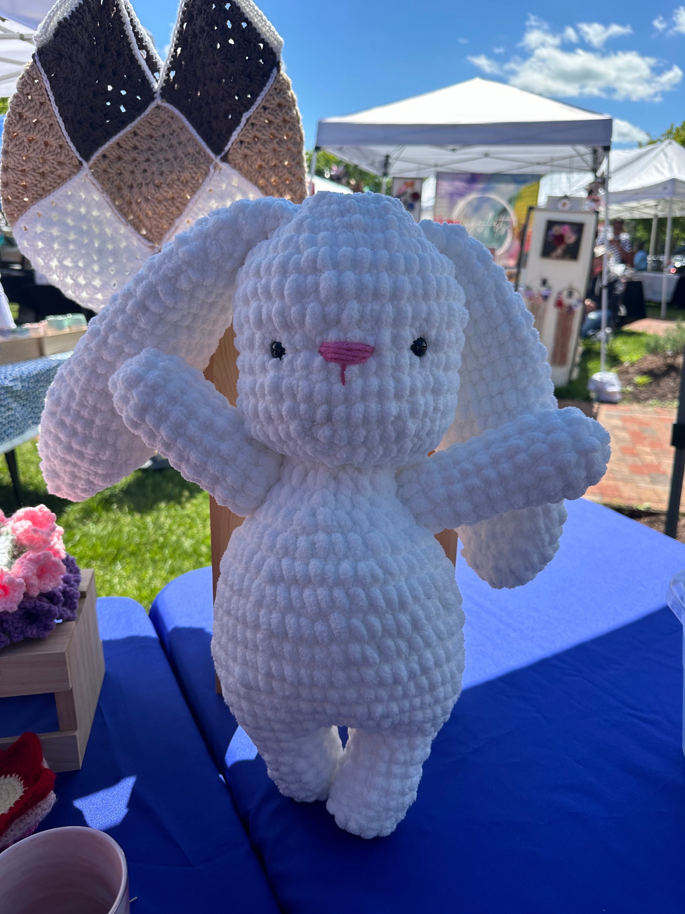 Jumbo Bunny Plush - Etsy