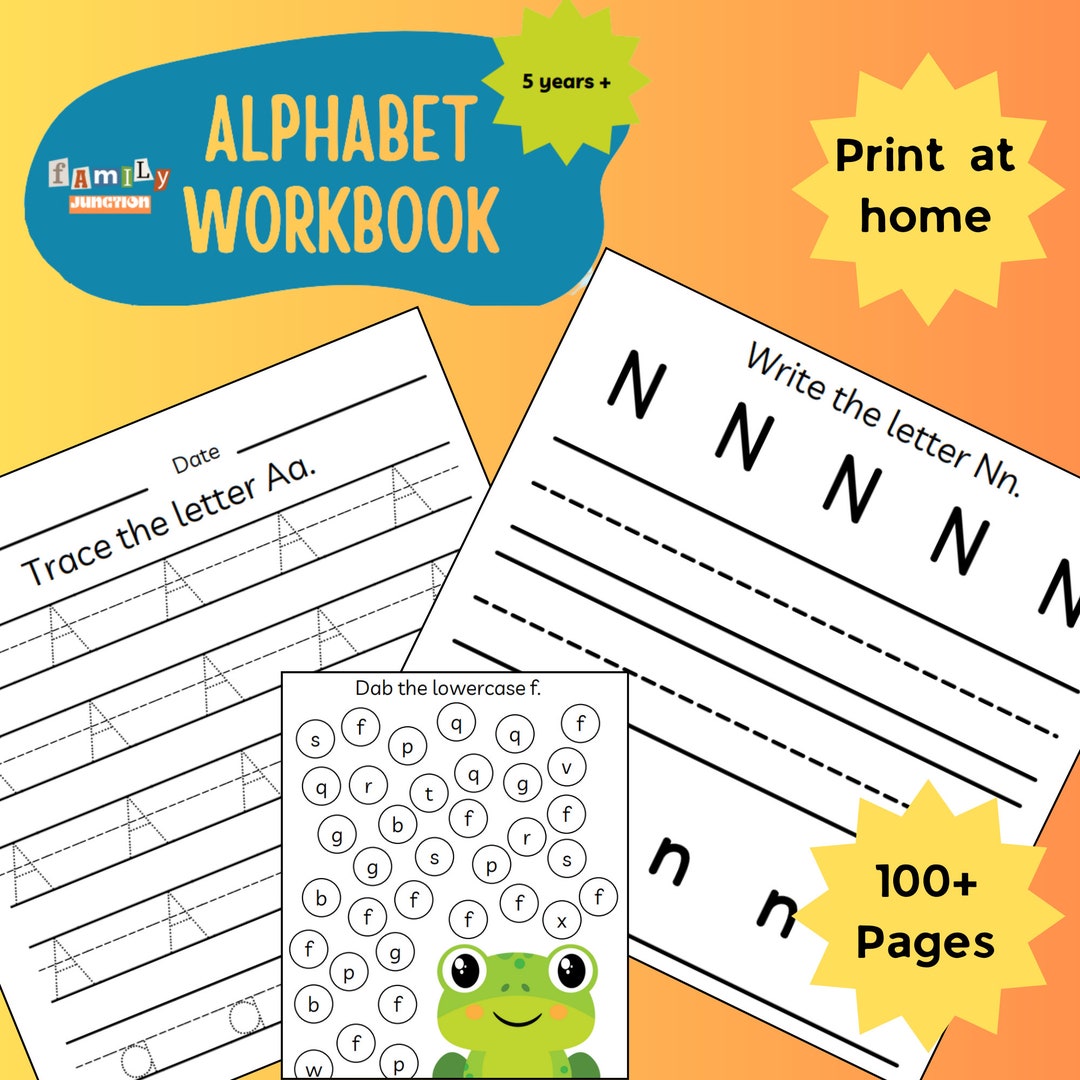 ABC Adventure: Printable Alphabet Workbook for Young Explorers - Etsy