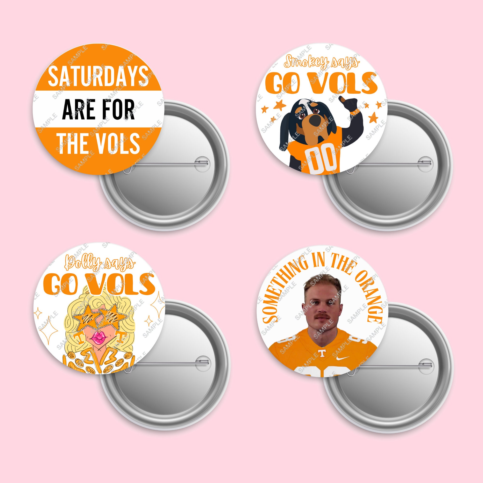 Tennessee Vols Gameday Buttons - Etsy