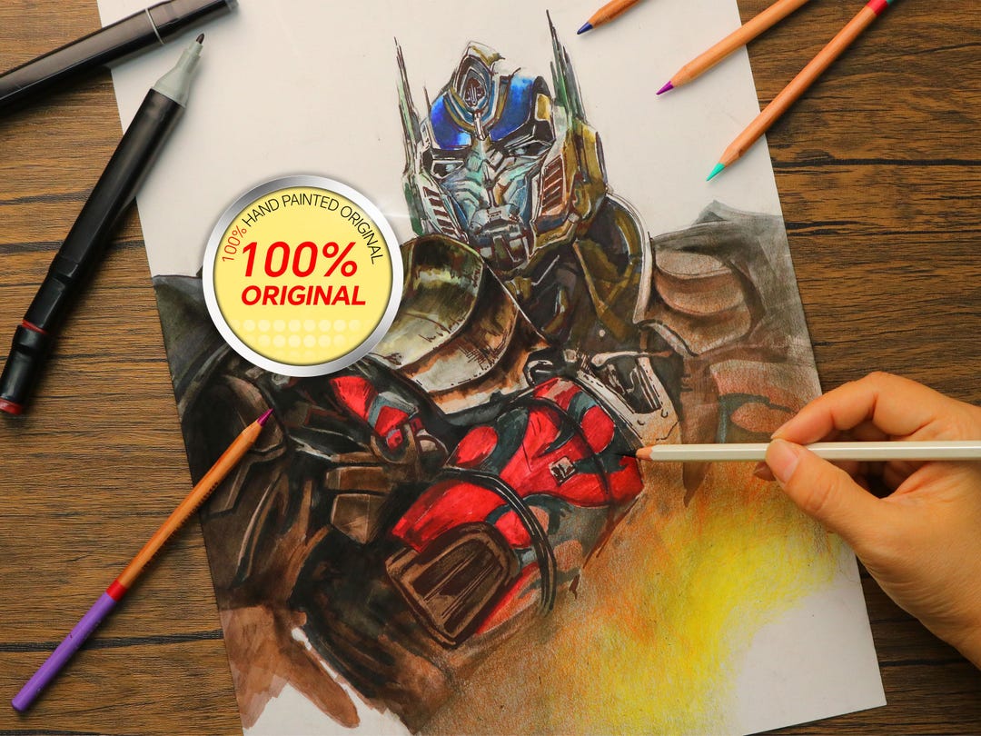 Handmade Thor Charcoal & Coloring Pencil Superhero Art (38x26cm) - Etsy