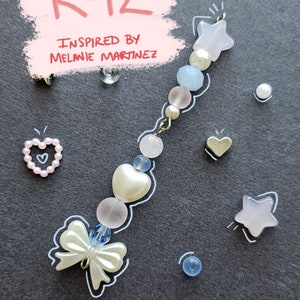 Beaded Music-inspired Keychains Laufey Tv Girl Aesthetic Y2k Handmade ...