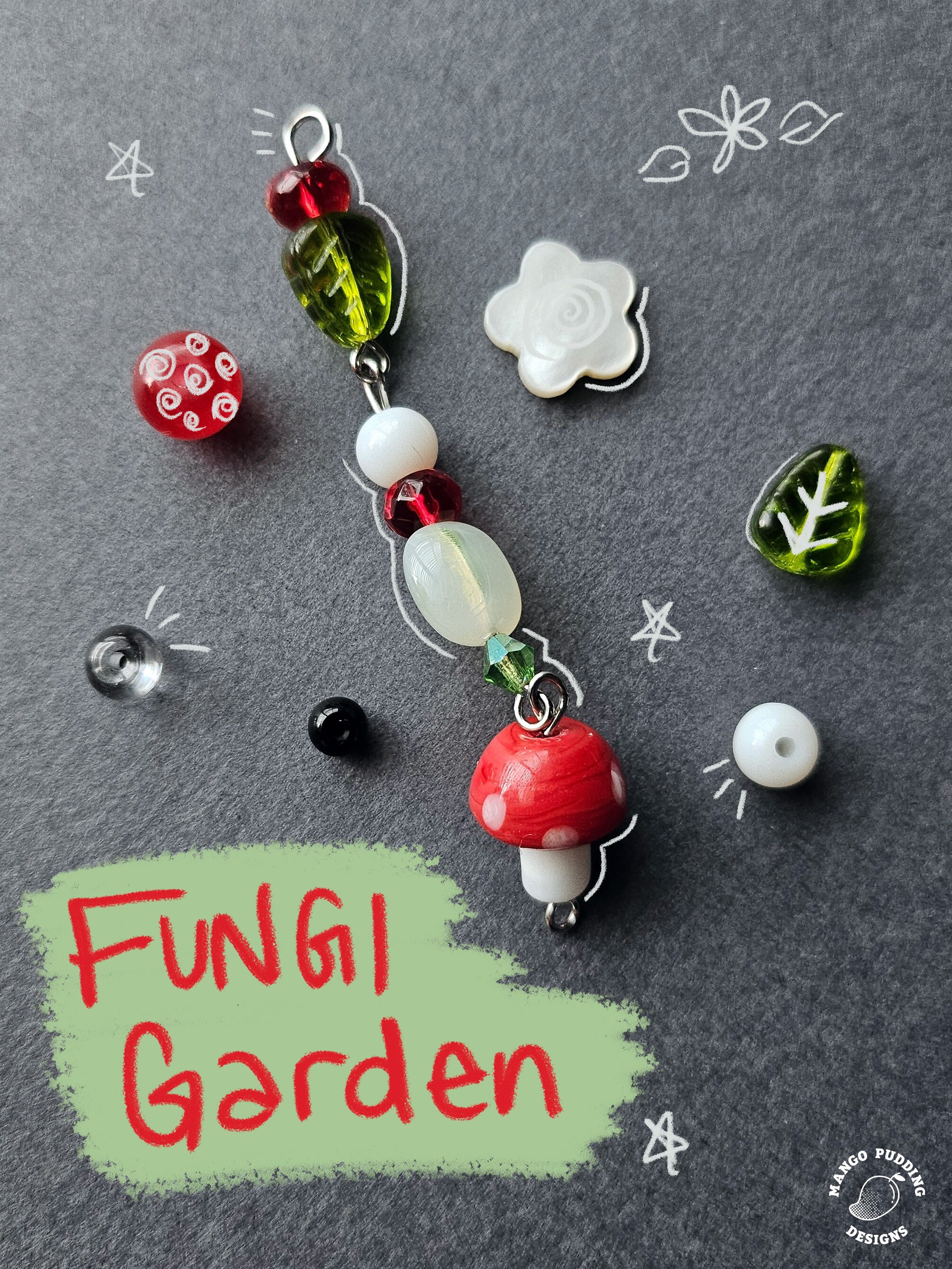 Beaded Fresh Florals Keychains Floral Aesthetic Y2k Handmade Jewelry ...