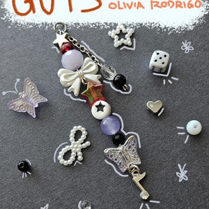 Beaded Music-inspired Keychains Laufey Tv Girl Aesthetic Y2k Handmade ...