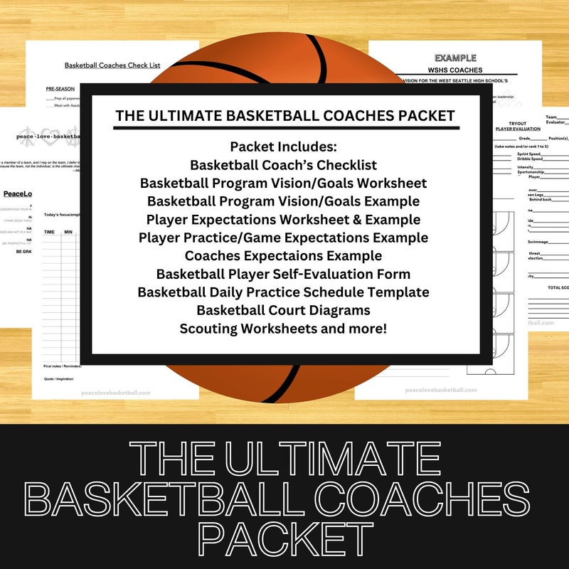 Basketball Coaching Journal - Etsy