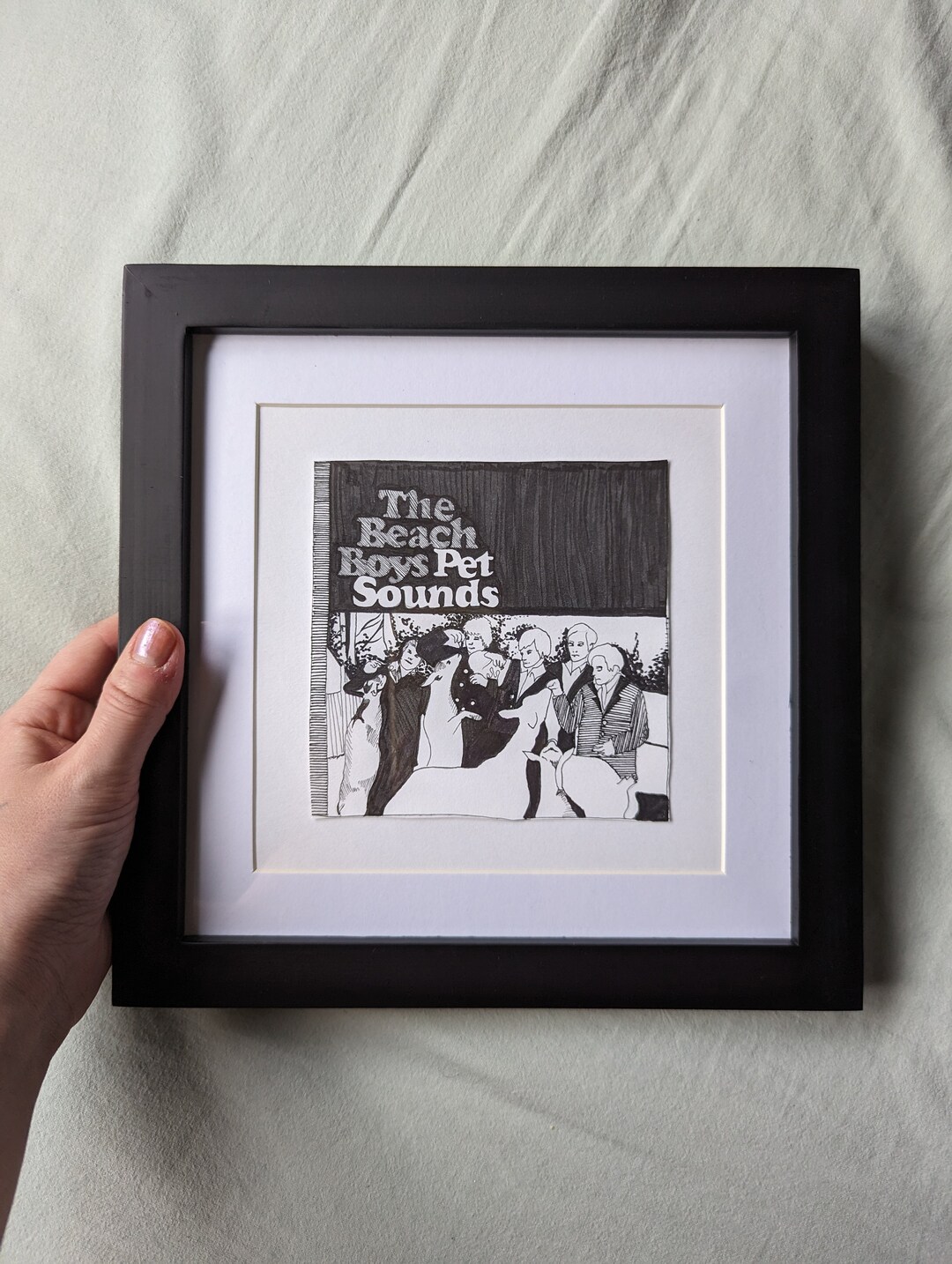 Bespoke Fine Line Album Cover Art - Etsy