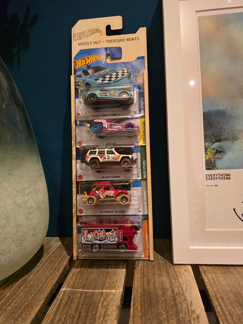 Personalised Hot Wheels Card Display - Etsy