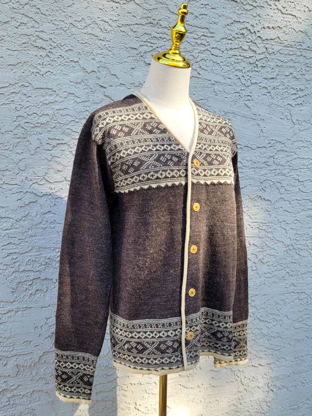 Vintage 70s 80s 90s Sweaters 100% Pure Wool,nordic Style,fancy ...