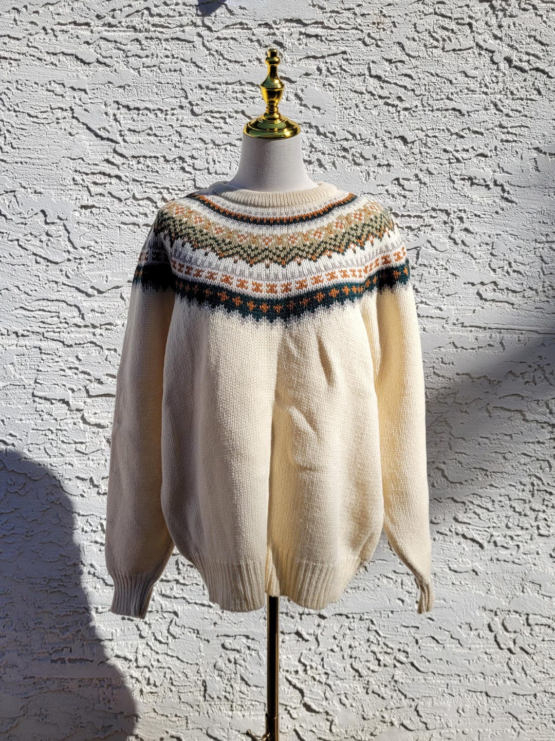 Vintage 70s 80s Sweater 100%wool,fancy Knit Sweater,women Sweater ...