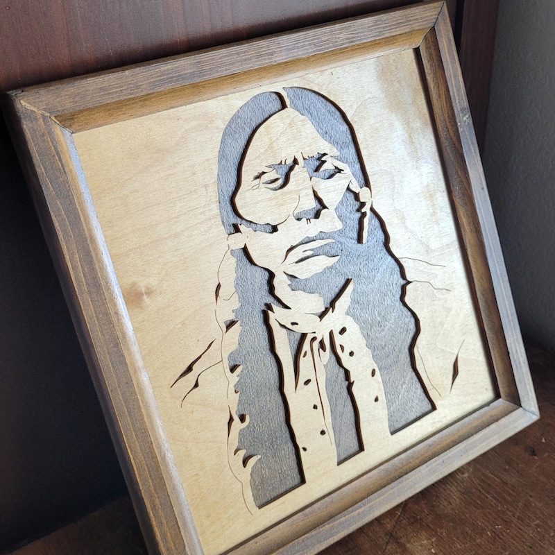 Scroll Saw Portrait - Etsy