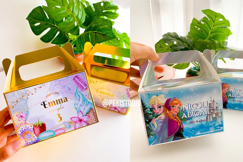 MOLDE de CAJA LUNCHBOX | Archivo de Corte Lunchbox, Template Favor Box ...