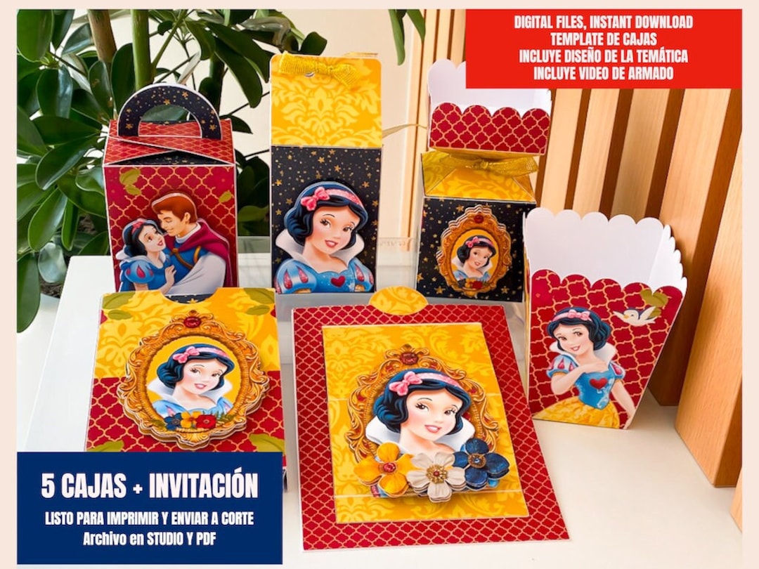 PARTY KIT Party Favor Box Studio, Cutting File, Favor Box Template ...