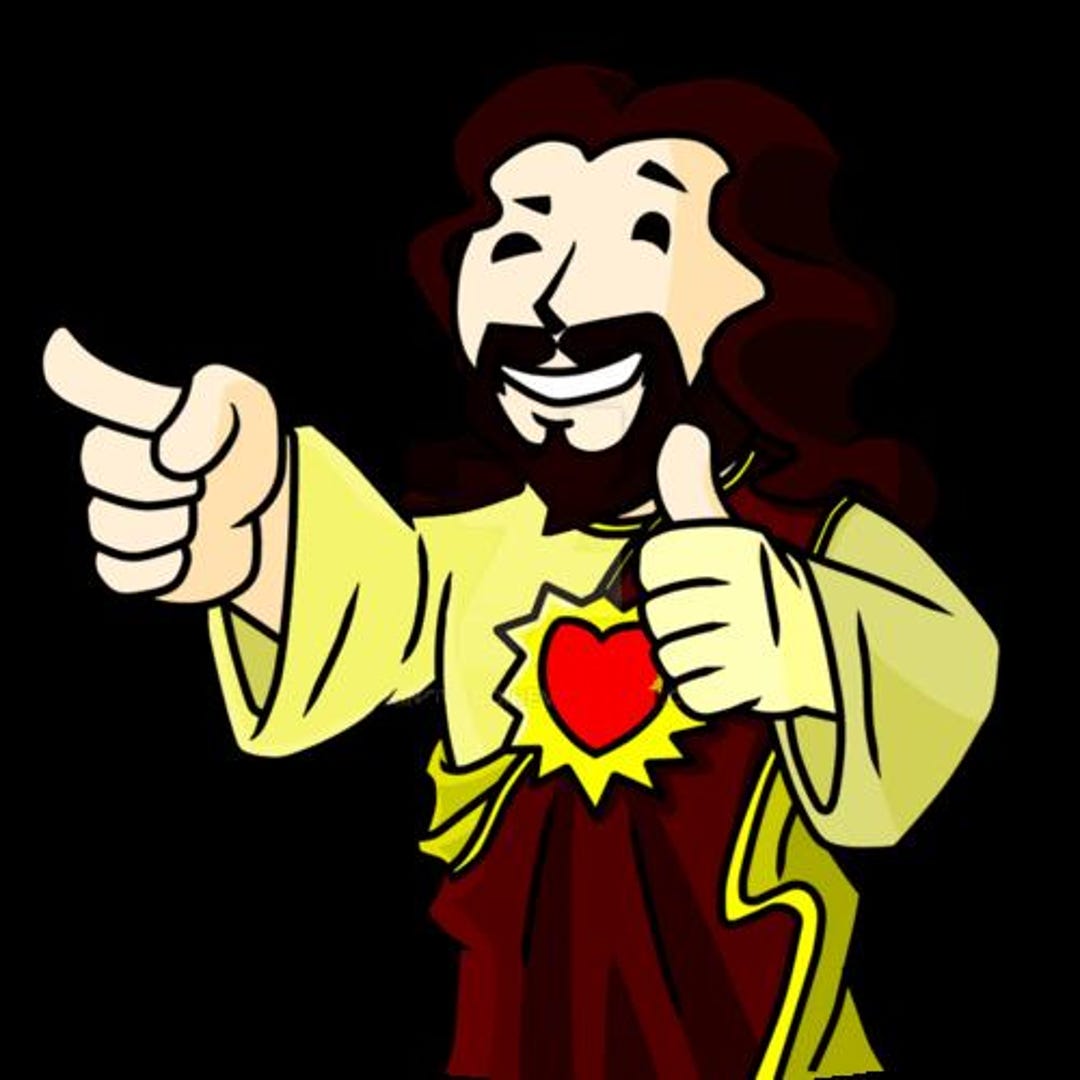 Animated Buddy Christ Emote "dogma" - Etsy