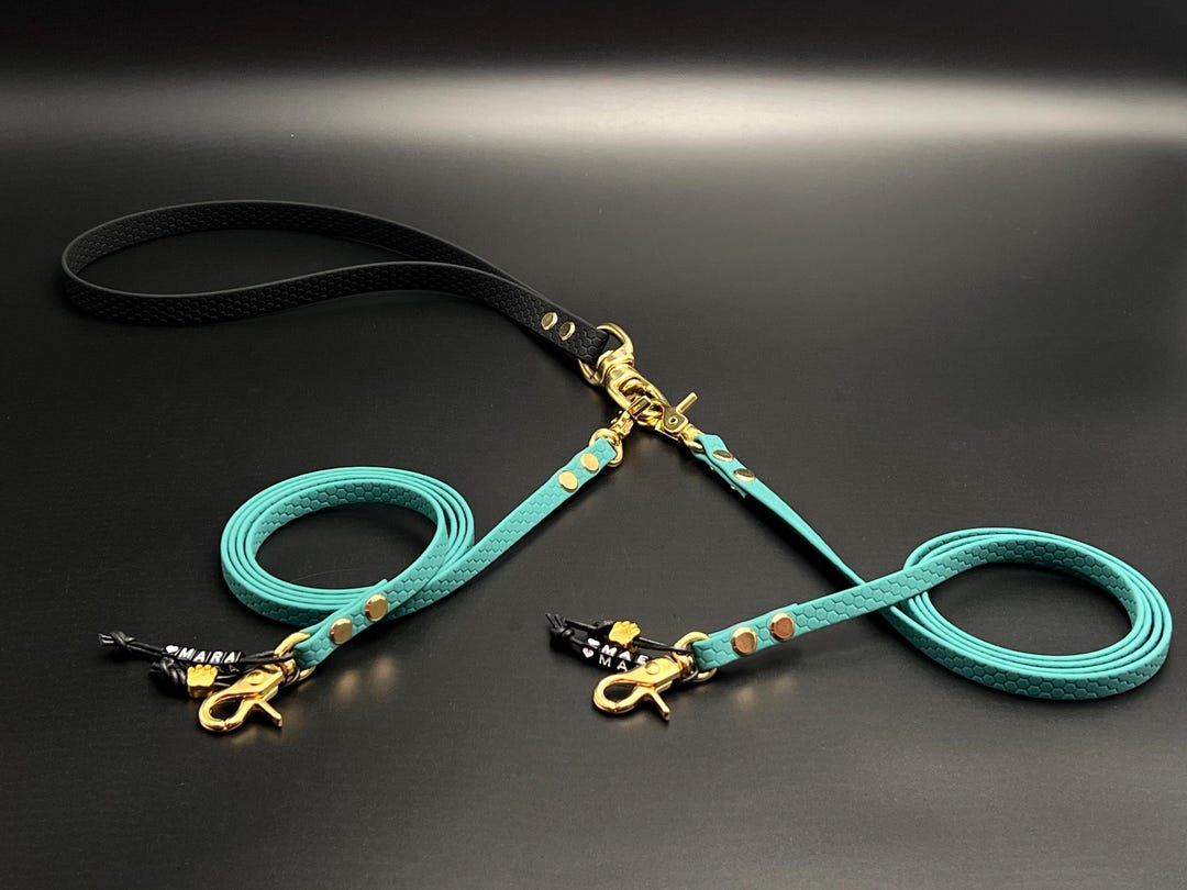 Coupler Double Triple Leash Hand Loop Dog Leash Freehand Leash 1-3 ...