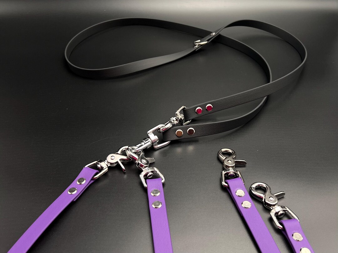Crossbody Coupling Double Triple Leash Dog Leash Freehand Leash 1-3 ...