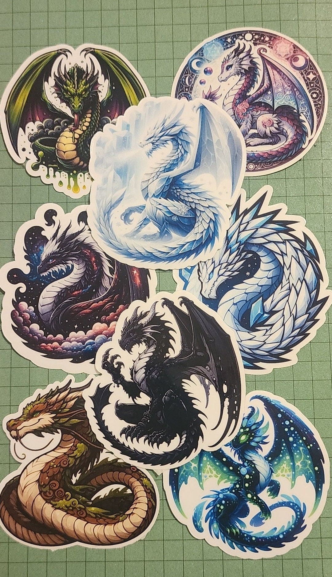 8 Bundle Dragon Sticker - Etsy