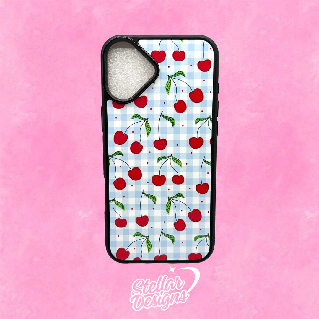 Blue Cherry Case Handmade - Etsy