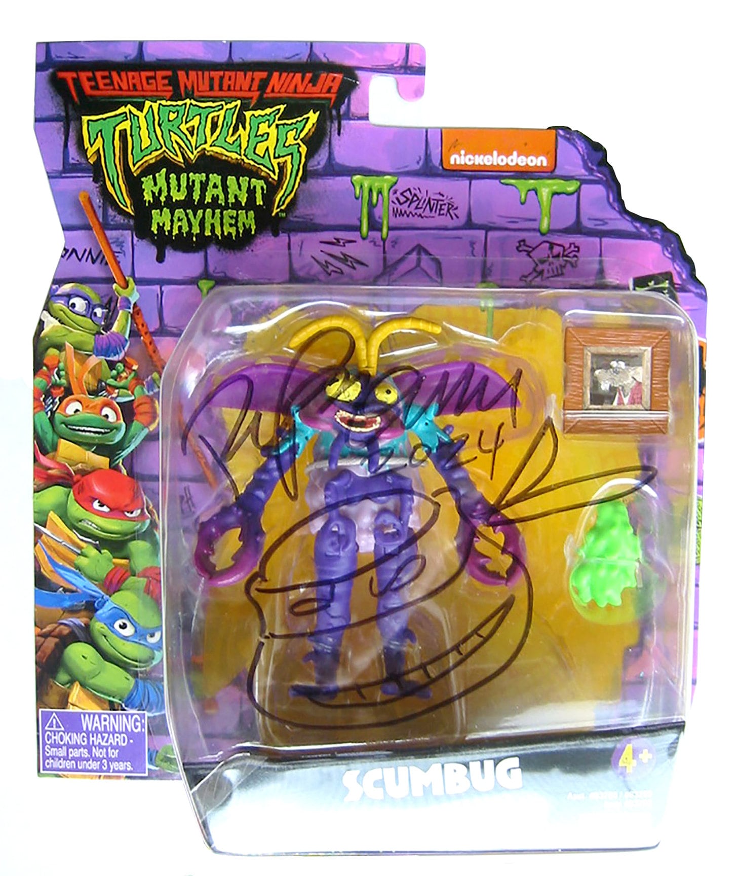 Scumbug Mutant Mayhem TMNT Action Figure Signed by Creator Ryan Brown ...