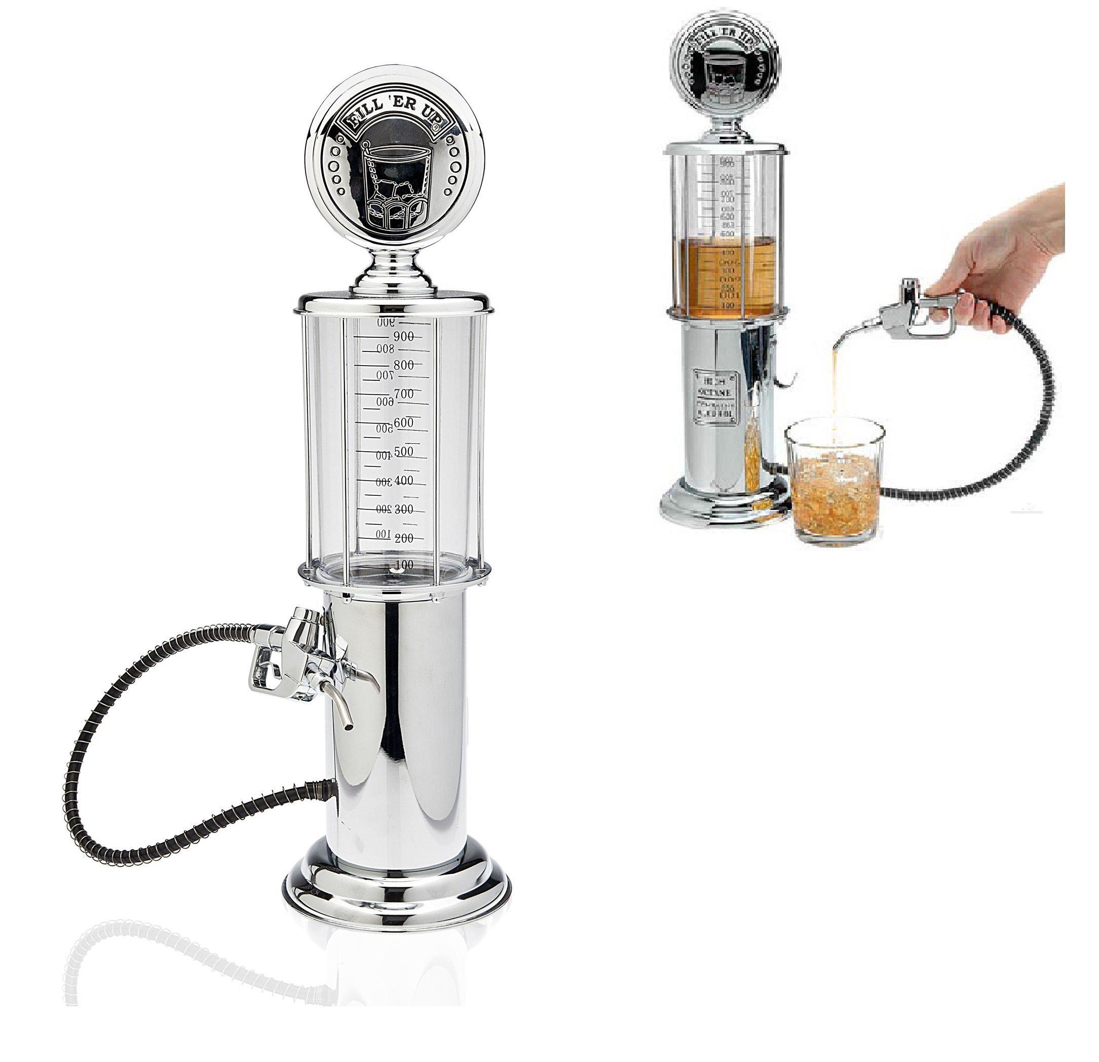 Gas Pump Liquor Decanter | Stainless Steel Whiskey, Bourbon, Vodka, Rum ...