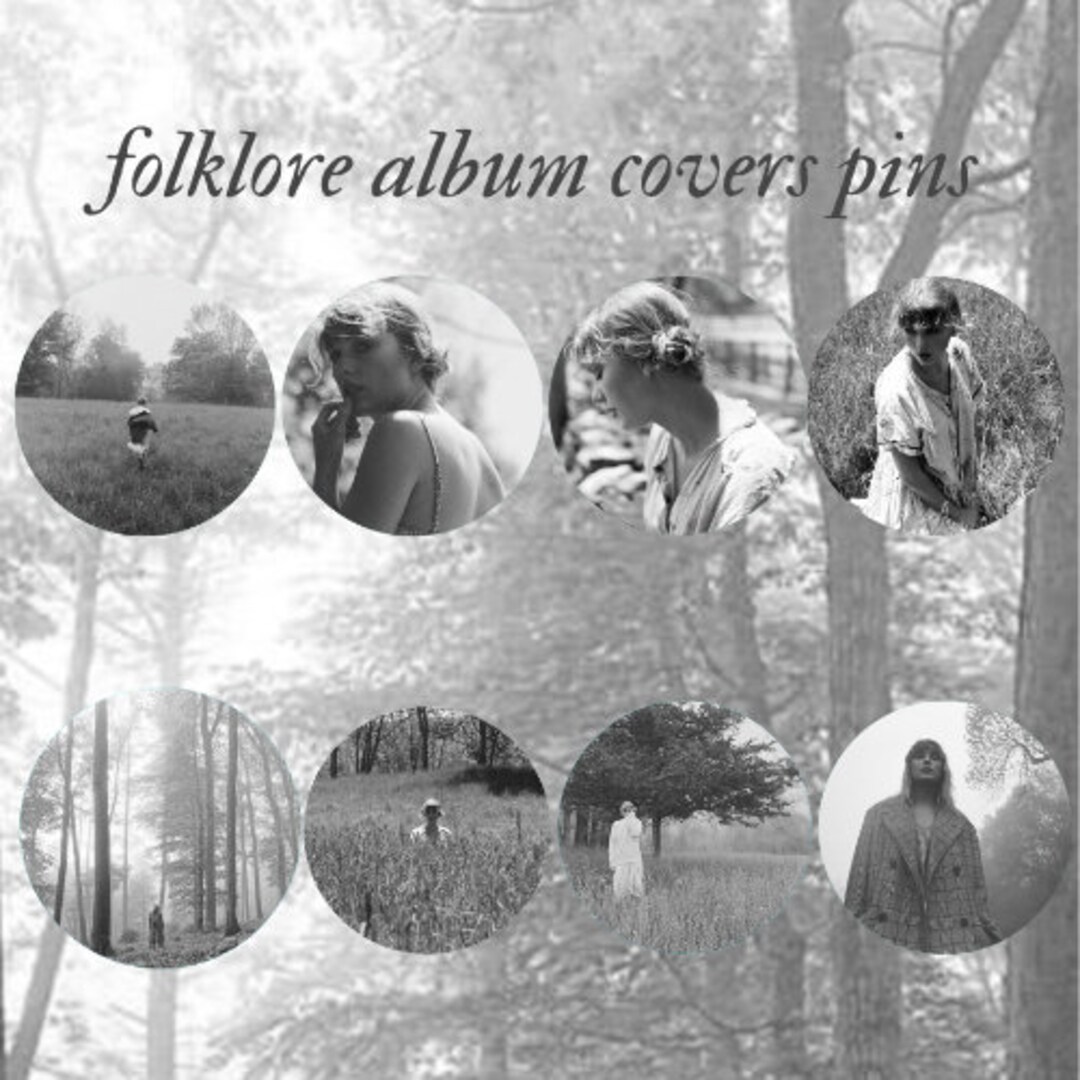 Folklore Album Covers TS Sticker or Pin - Etsy