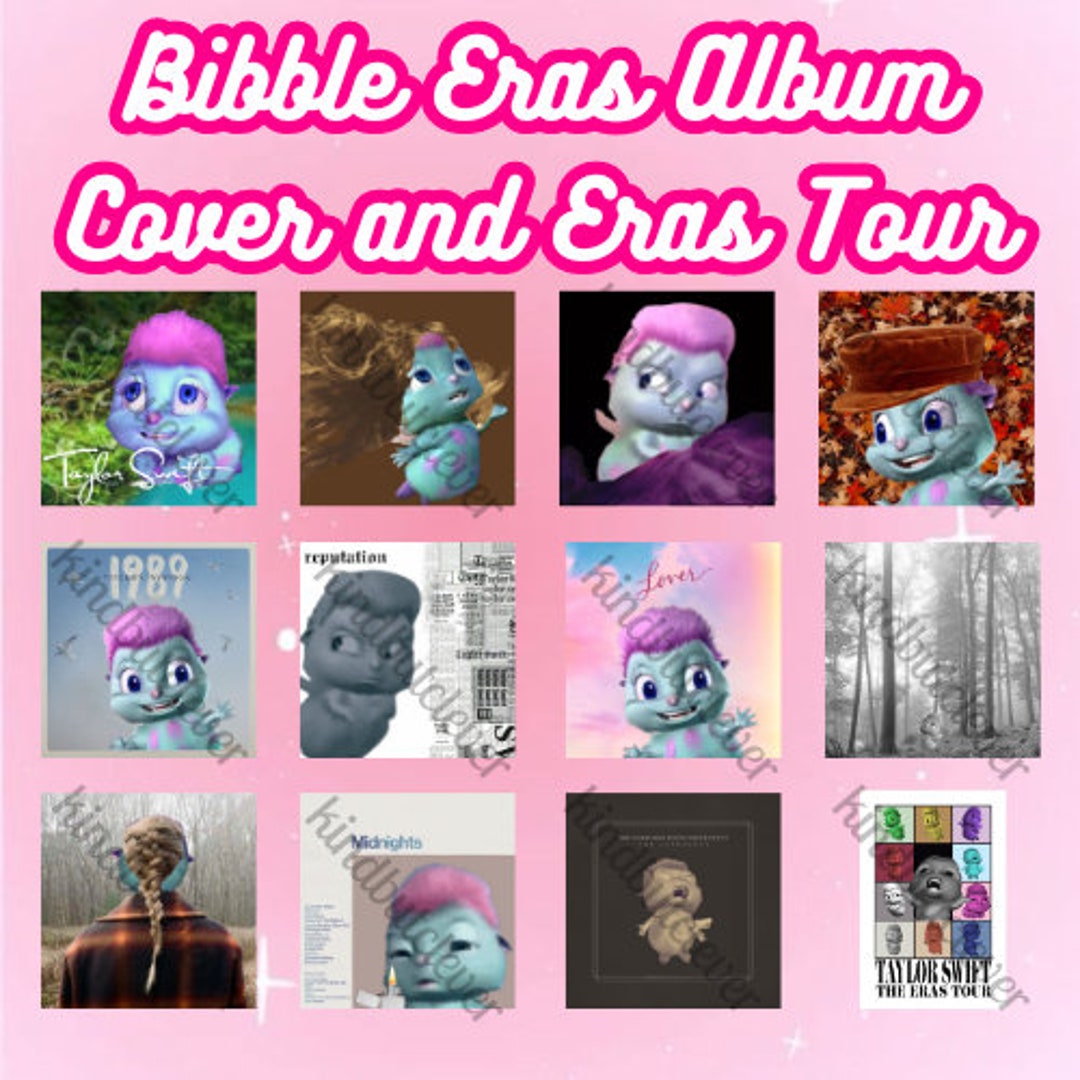 Bibble Eras Album Cover and Eras Tour TS Stickers - Etsy