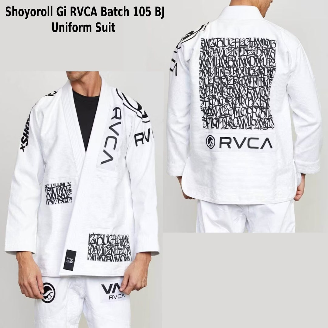 White BJJ Suit SHOYOROLL Batch 105 Jiu-jitsu Uniform Absolute King ...