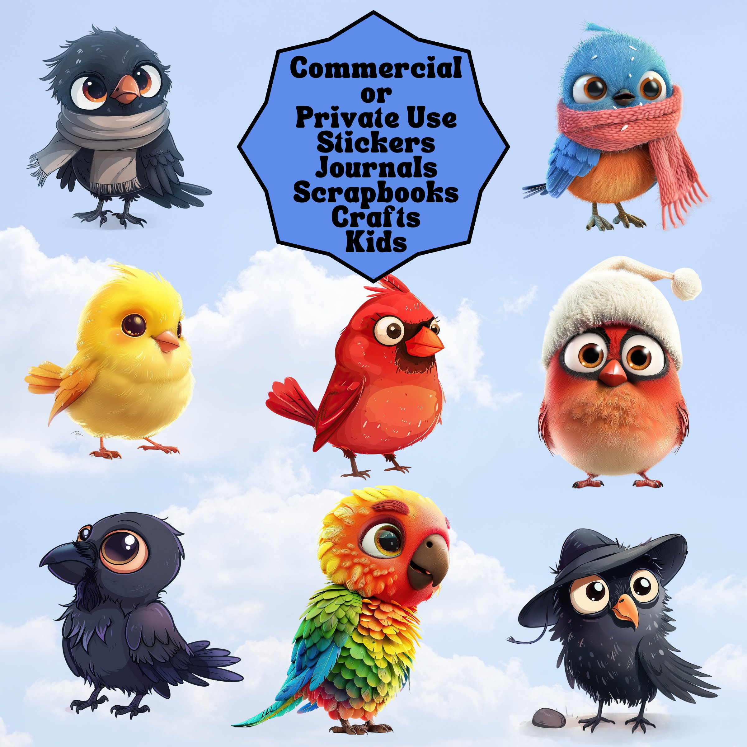 Tiny Birds Clipart. Cartoon, Pixar Tiny Birds, Clipart, 27 Images, 300 ...