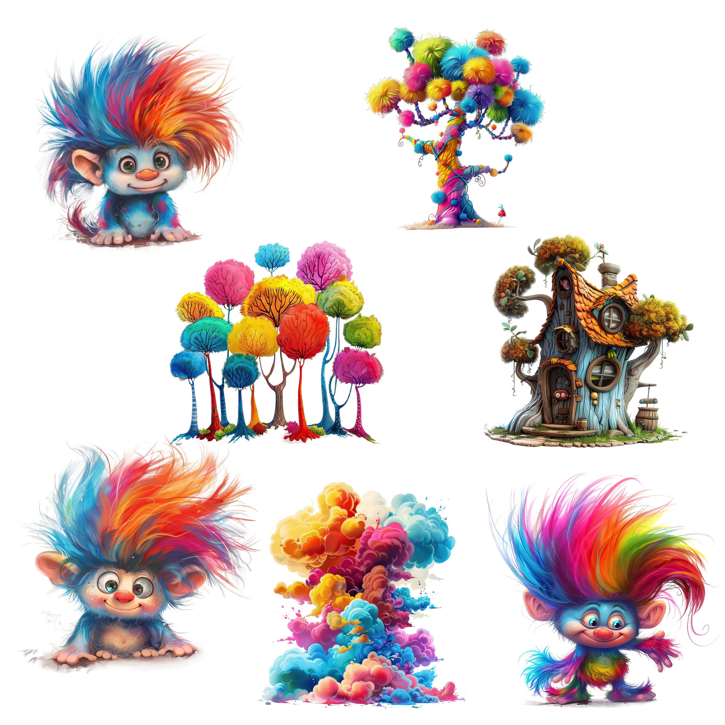 Troll Clipart! Cute, Colorful Troll Clipart, 31 Images, Fun, Colorful ...