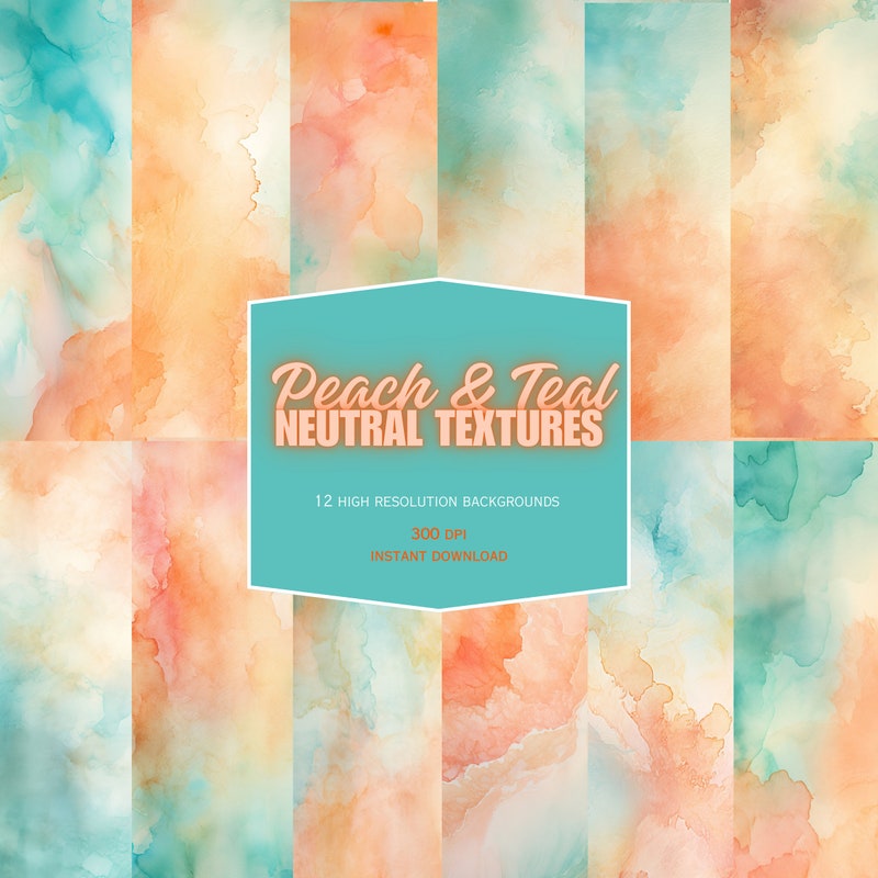 Peach Background - Etsy