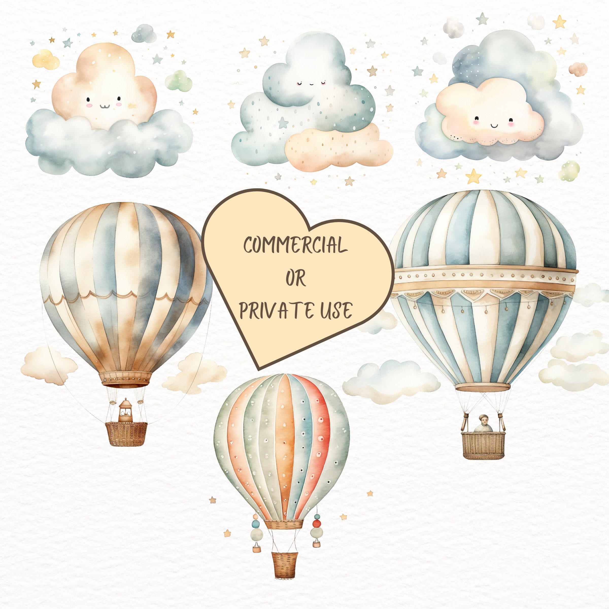 Baby Clipart, Boho, Folk Art, Neutral Baby Images. 300 DPI, Transparent ...