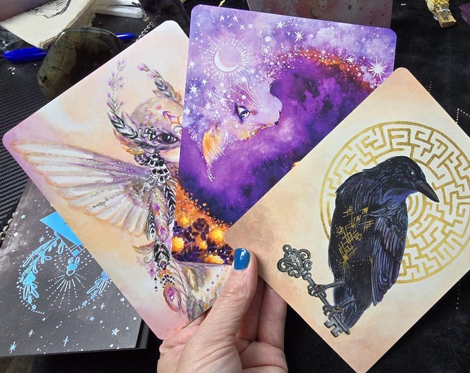 Cosmic Allies Altar Art Deck & Guidebook by Nicole Piar, Animal Deck ...