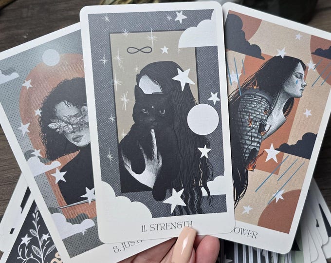 Nova Witch Tarot, Beginner Friendly Deck With Guidebook, 78 Feminine ...