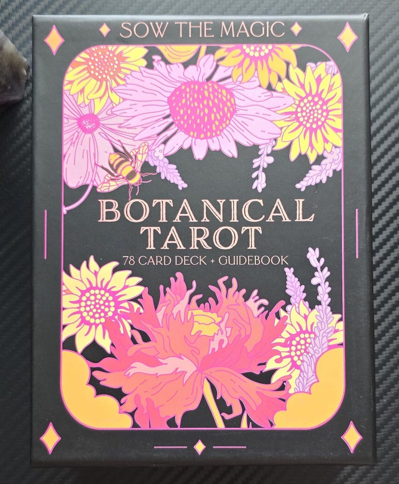 Botanical Tarot Deck and Guidebook by Sow the Magic, Nature Tarot ...