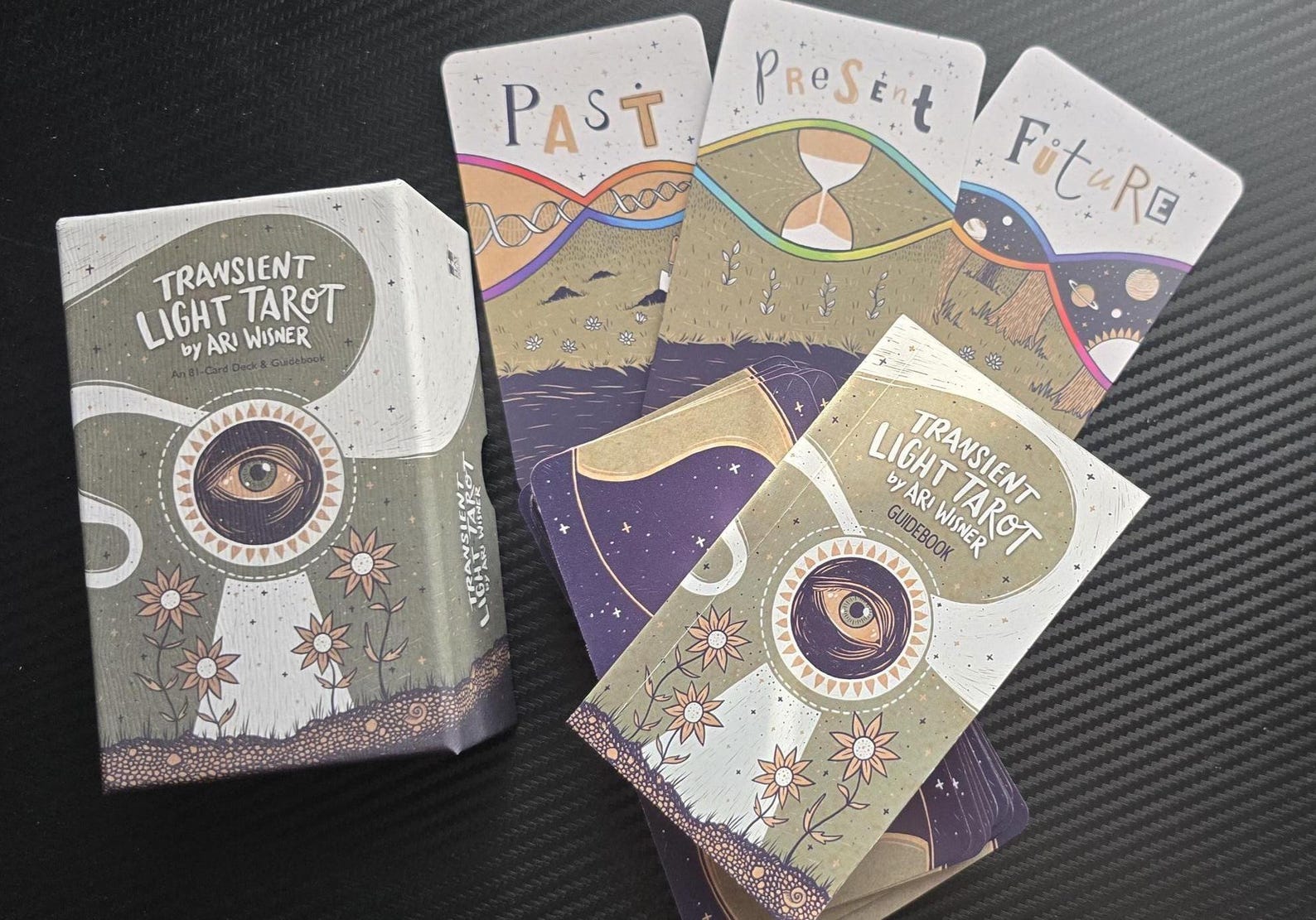 Transient Light Tarot Deck, 78+3 Card Set With Guidebook and Poems ...
