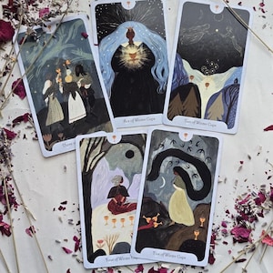 Seasons of the Witch Winter Tarot Deck - Yule & Imbolc Oracle, 78 Cards ...