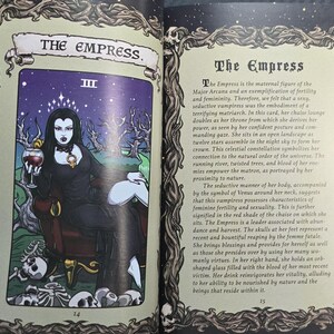 The Ghoulish Garb's Terror Tarot Major Arcana and Guidebook, Gothic ...