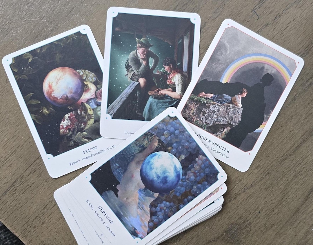 The Celestial Oracle, Cosmic Oracle Cards, Deck With Guidebook, Galaxy ...