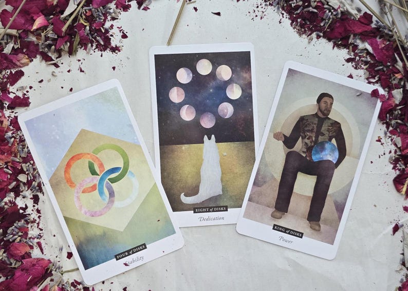 The Field Tarot 78 Cards, Botanical Tarot Deck, Divination Cards, Tarot ...