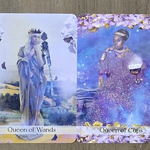 The Moon Dust Tarot ~ Moon Tarot Deck, Lunar Divination, 78 Whimsical ...