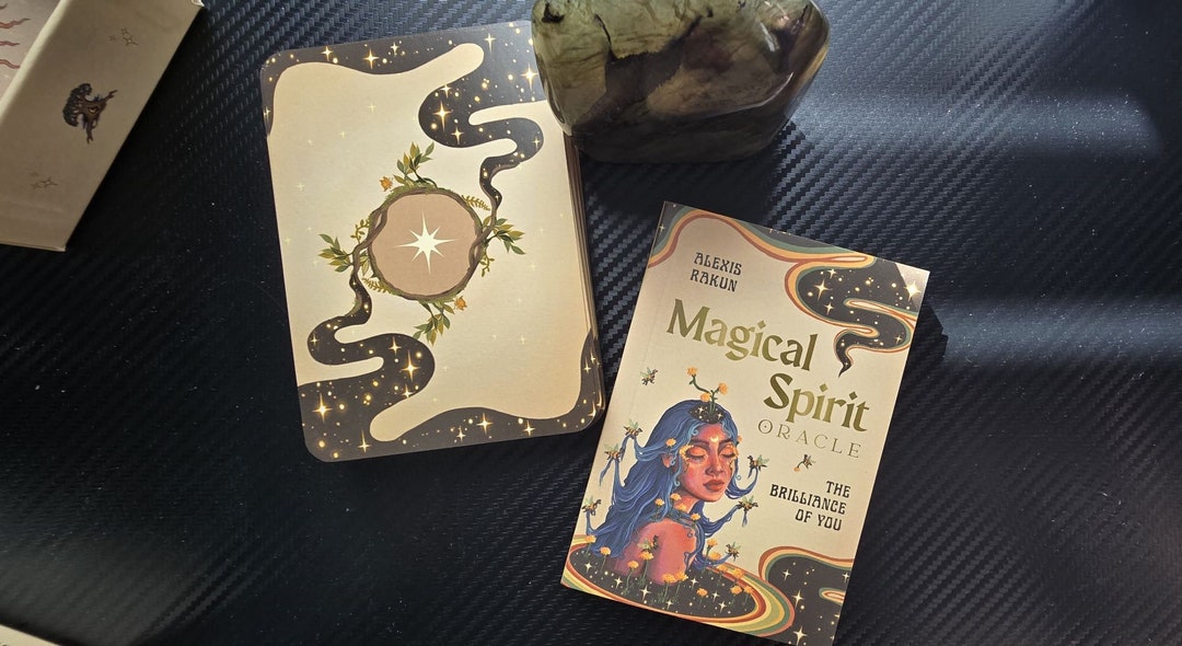 Magical Spirit Oracle Deck, Divine Feminine, 44 Oracle Cards and ...