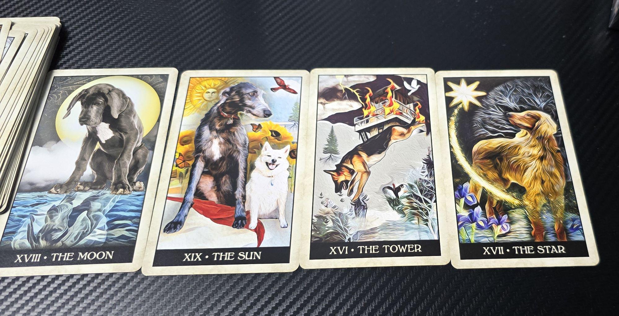Wise Dog Tarot, Rider-waite, Tarot Deck and Guidebook, Dog, Divine ...