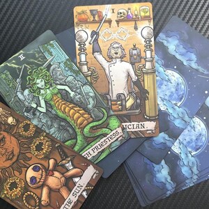 The Ghoulish Garb's Terror Tarot Major Arcana and Guidebook, Gothic ...