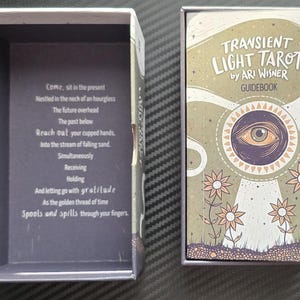 Transient Light Tarot Deck, 78+3 Card Set With Guidebook and Poems ...