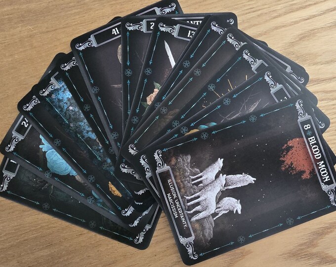 Earth and Bone Oracle by Sirian Shadow, 42 Cards and Guidebook, Oracle ...