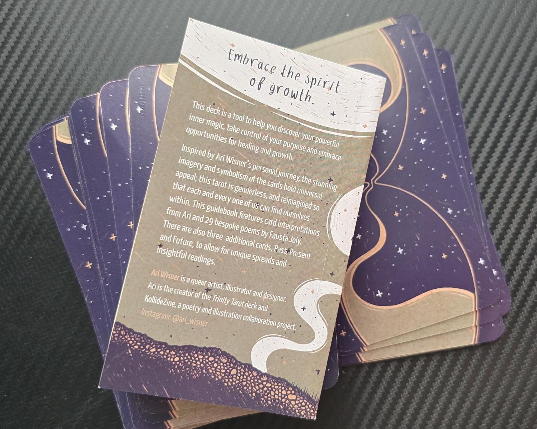Transient Light Tarot Deck, 78+3 Card Set With Guidebook and Poems ...