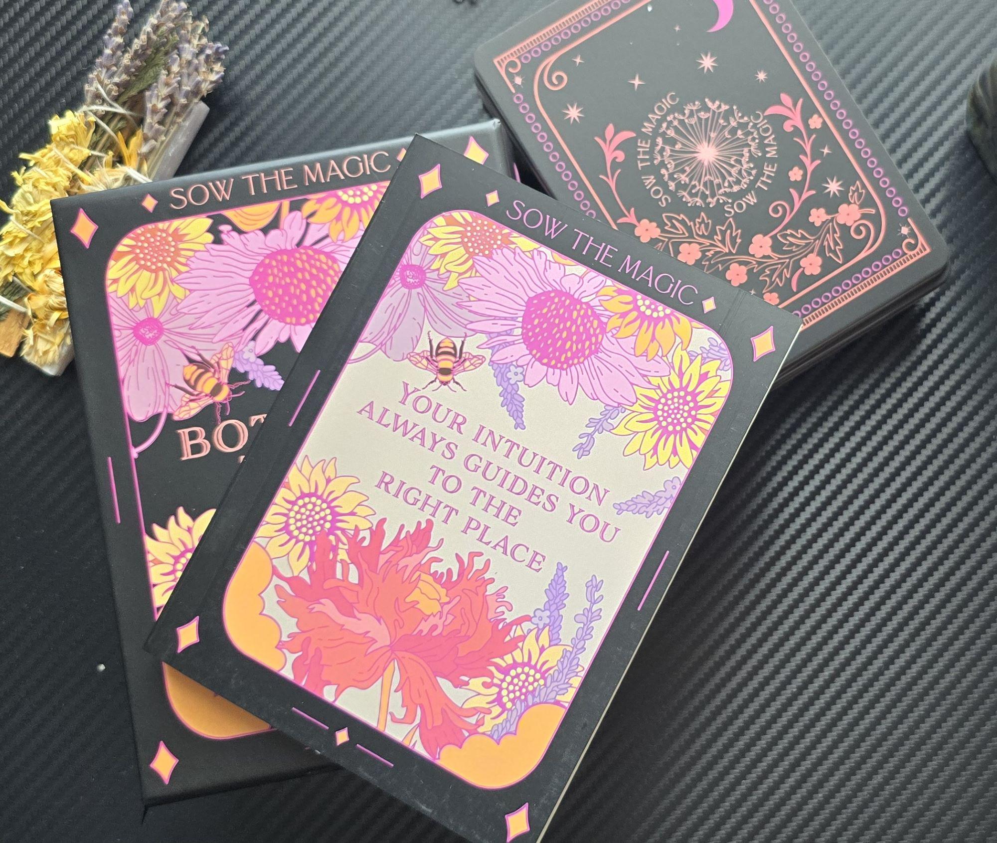 Botanical Tarot Deck and Guidebook by Sow the Magic, Nature Tarot ...