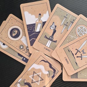 Transient Light Tarot Deck, 78+3 Card Set With Guidebook and Poems ...