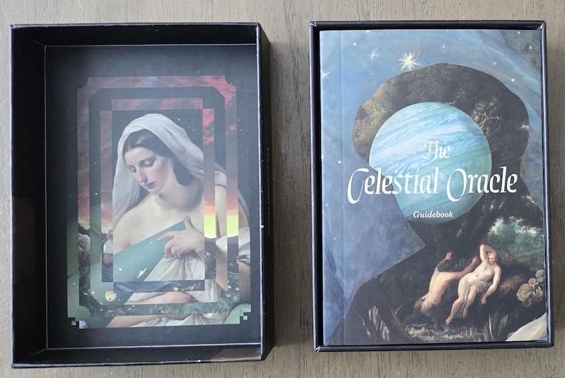 The Celestial Oracle, Cosmic Oracle Cards, Deck With Guidebook, Galaxy ...