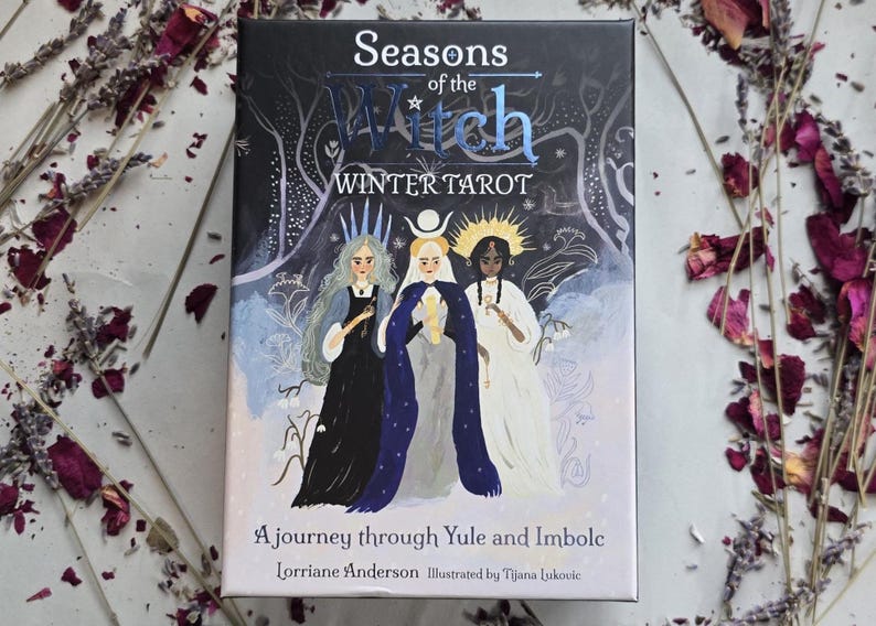 Seasons of the Witch Winter Tarot Deck - Yule & Imbolc Oracle, 78 Cards ...