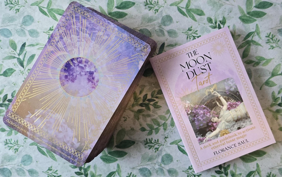The Moon Dust Tarot ~ Moon Tarot Deck, Lunar Divination, 78 Whimsical ...
